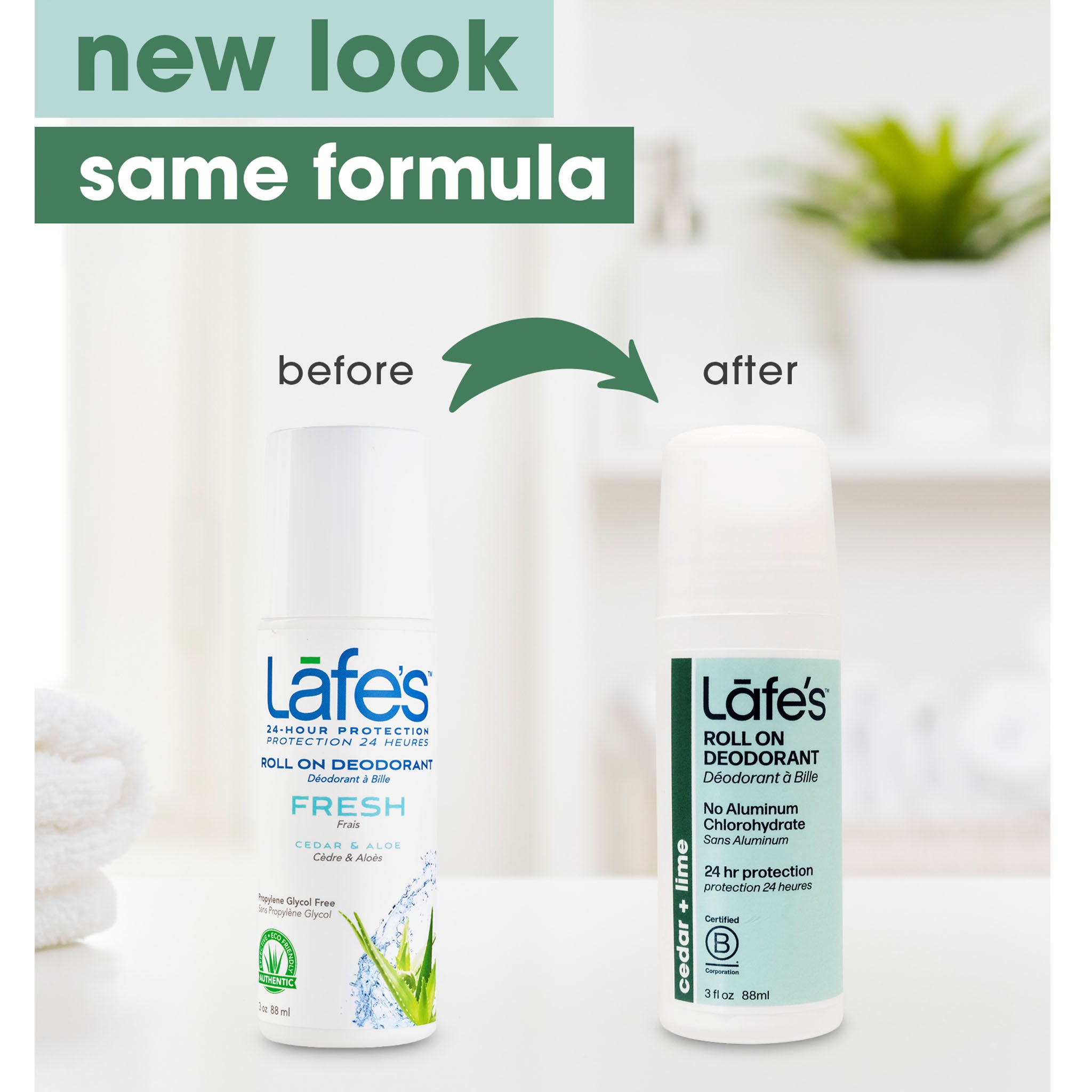 Lafe's Deodorant Roll On Cedar + Lime (Fresh) I Lafe's Natural – Lafe's ...